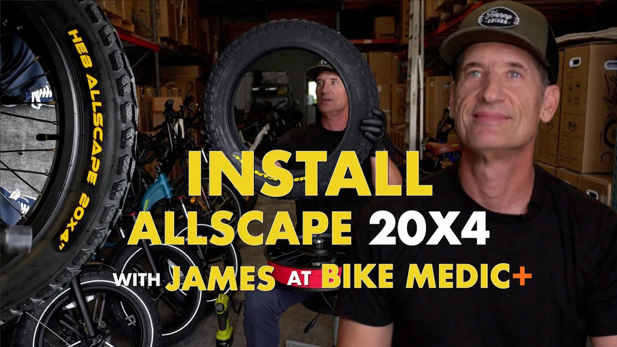 Video - How to Install your HEB ALLSCAPE 20x4" and 26x4" Fat Tires ...
