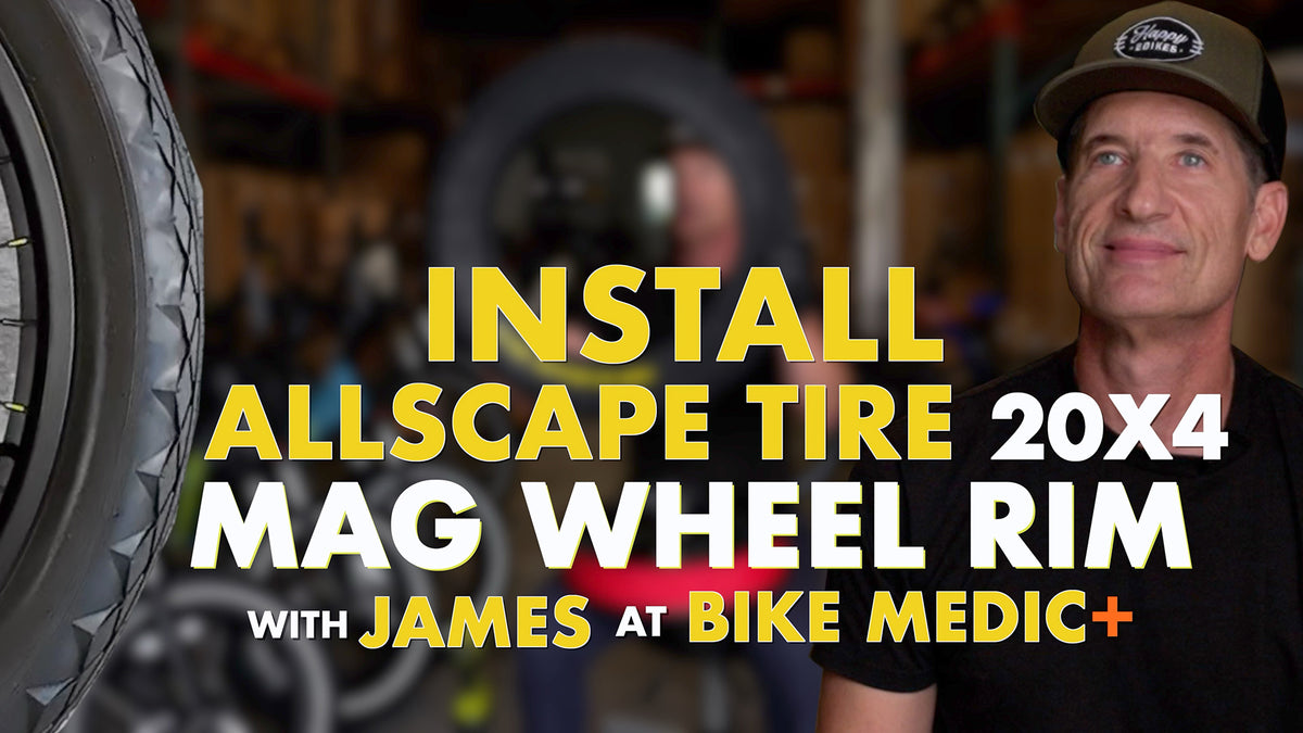 Video - How to Install your HEB ALLSCAPE 20x4" Fat Tires - Mag Wheel I ...